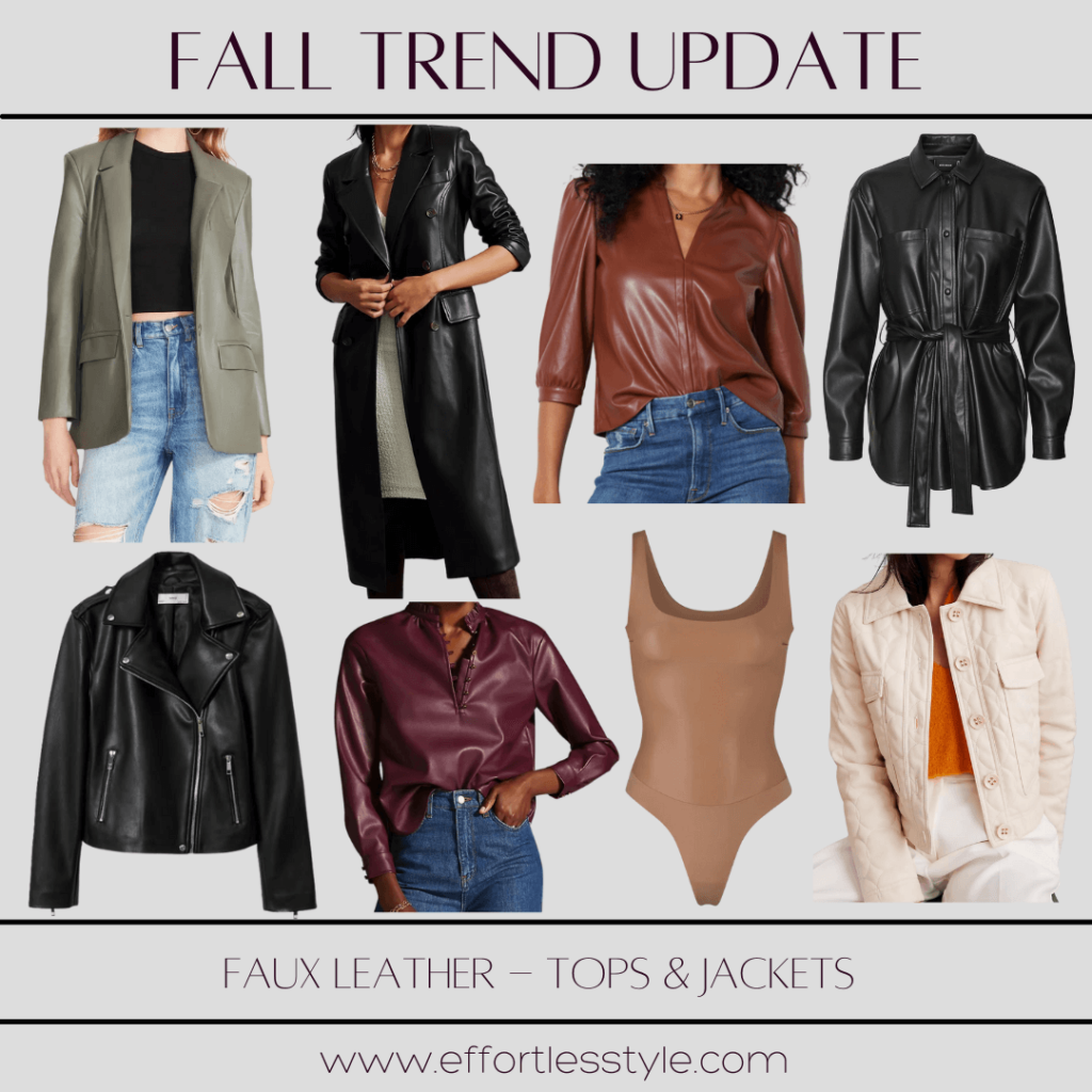 Nashville Stylists Fall Trend Update: Faux Leather - Effortless Style ...