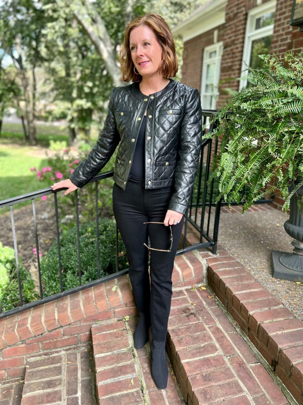 3 Ways To Wear Leather For The Holidays - Effortless Style Nashville