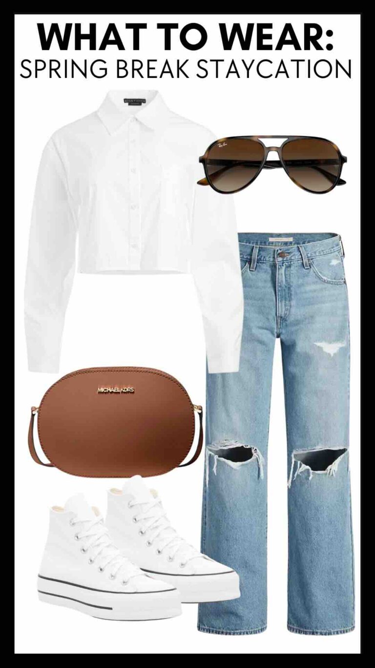 What To Wear For Spring Break If It's A Staycation - Effortless Style ...