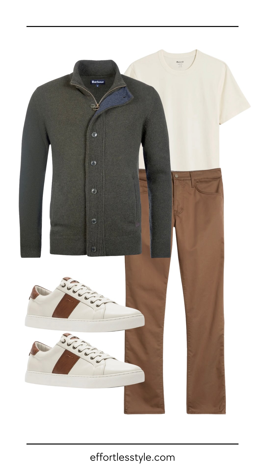 Two Fall Men's Trends We Are Loving: Brown + Cardigans - Effortless Style Nashville
